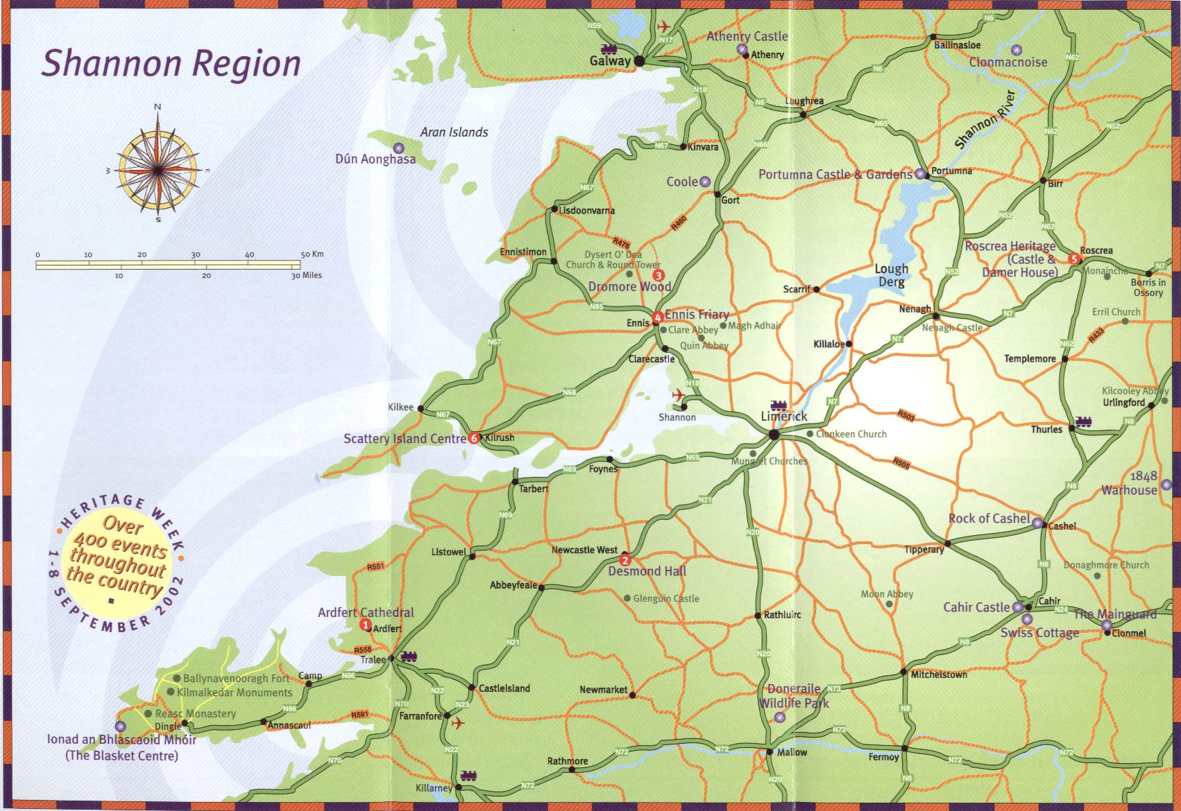 Heritage Sites of Ireland 2002 - mapy